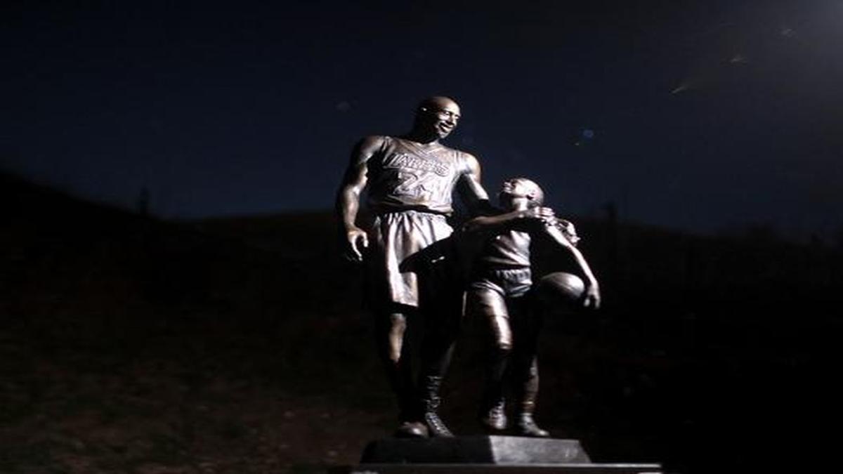 Kobe Bryant statue erected at crash site on anniversary of death ...