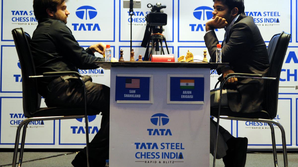 Tata Steel Chess: Arjun wins all three games, moves into lead - Sportstar