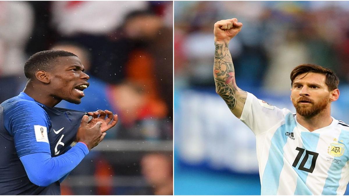 FIFA World Cup 2018: Pogba vs Messi: the battle within the battle ...