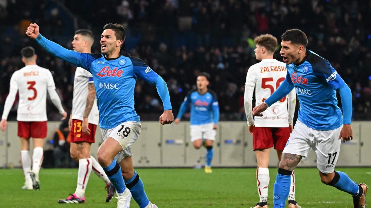 Serie A: Late goal from Giovanni Simeone gives Napoli 2-1 win over Roma ...