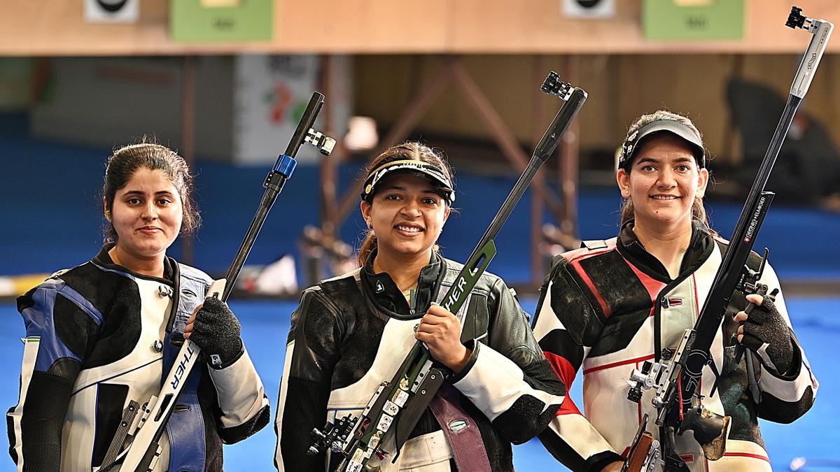 National shooting trials: Rudrankksh Patil beats Olympic finalist Arjun ...