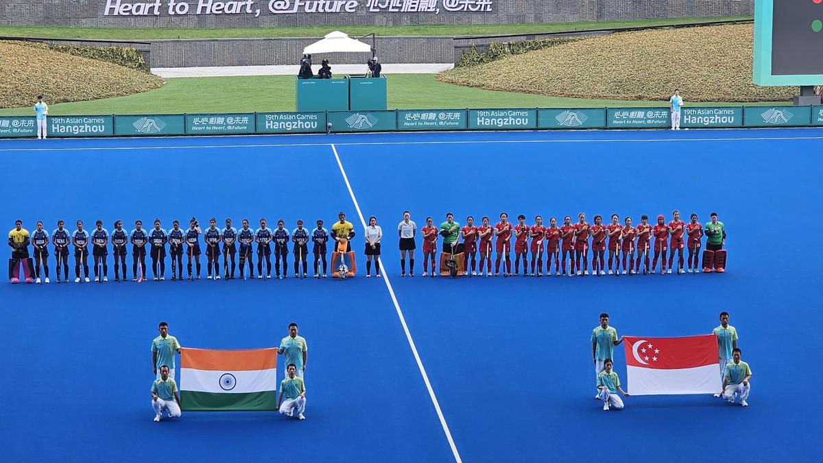 India vs Singapore women’s hockey HIGHLIGHTS, Asian Games 2023 updates ...