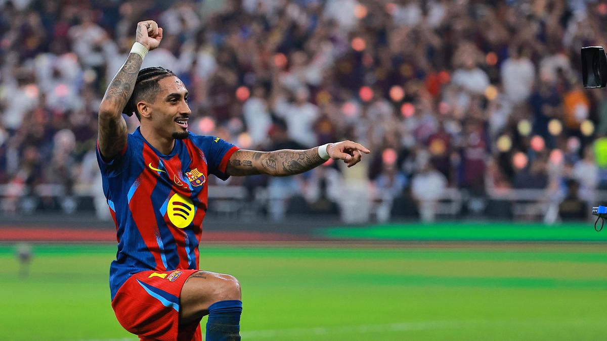 Barcelona wins Spanish Super Cup — Barca manager Flick lauds Raphinha ...