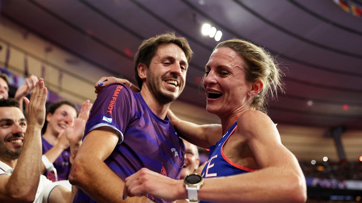 Paris 2024: French runner Alice Finot proposes to her boyfriend with an ...
