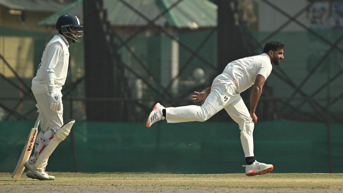 Ranji Trophy 2025-26: Bowlers have a field day on green-tinged wicket ...