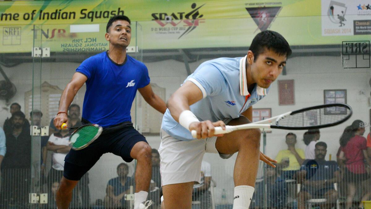 79th National Squash C’ship: Top seed Abhay Singh rallies to win from a ...