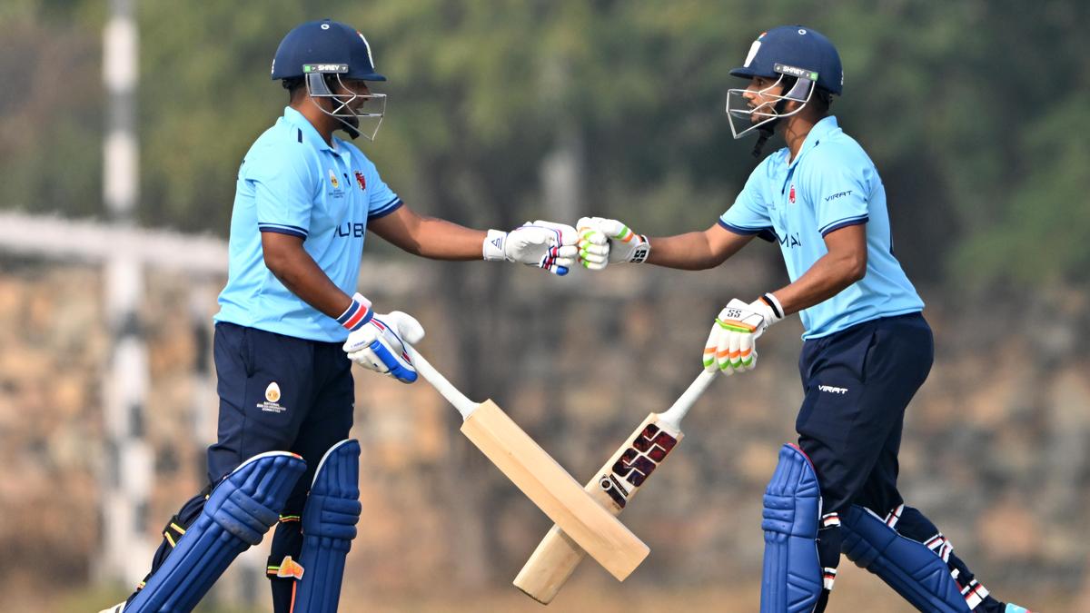 Vijay Hazare Trophy 2025-26: No dual century celebration yet, but ...