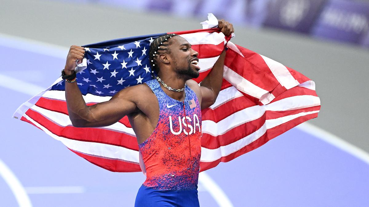 Noah Lyles sprints the talk to 100m glory in Paris Olympics 2024 ...