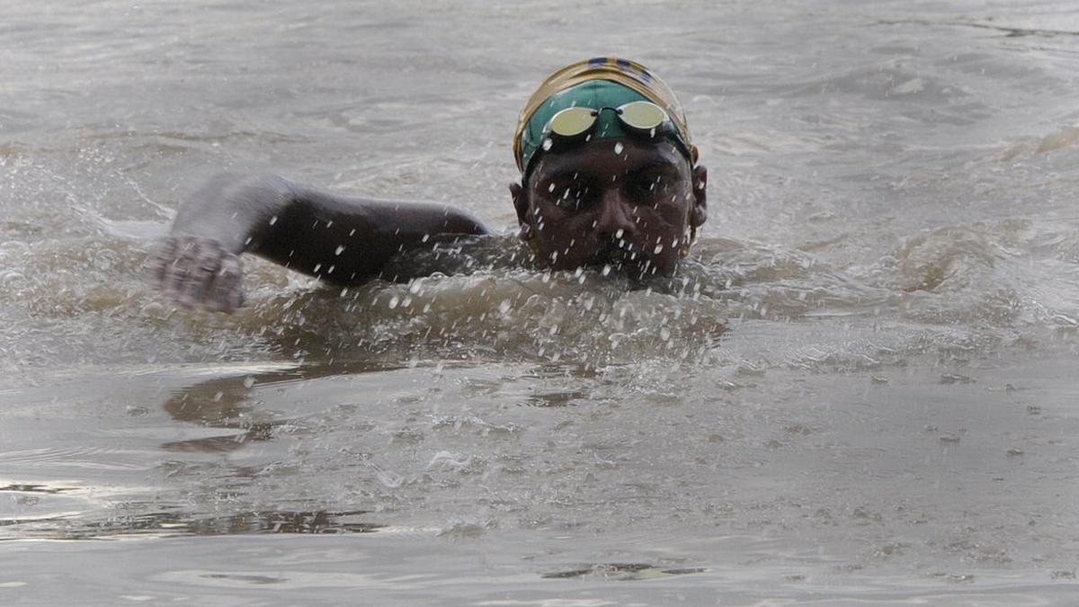 Saha wins 81km open water swimming competition - Sportstar