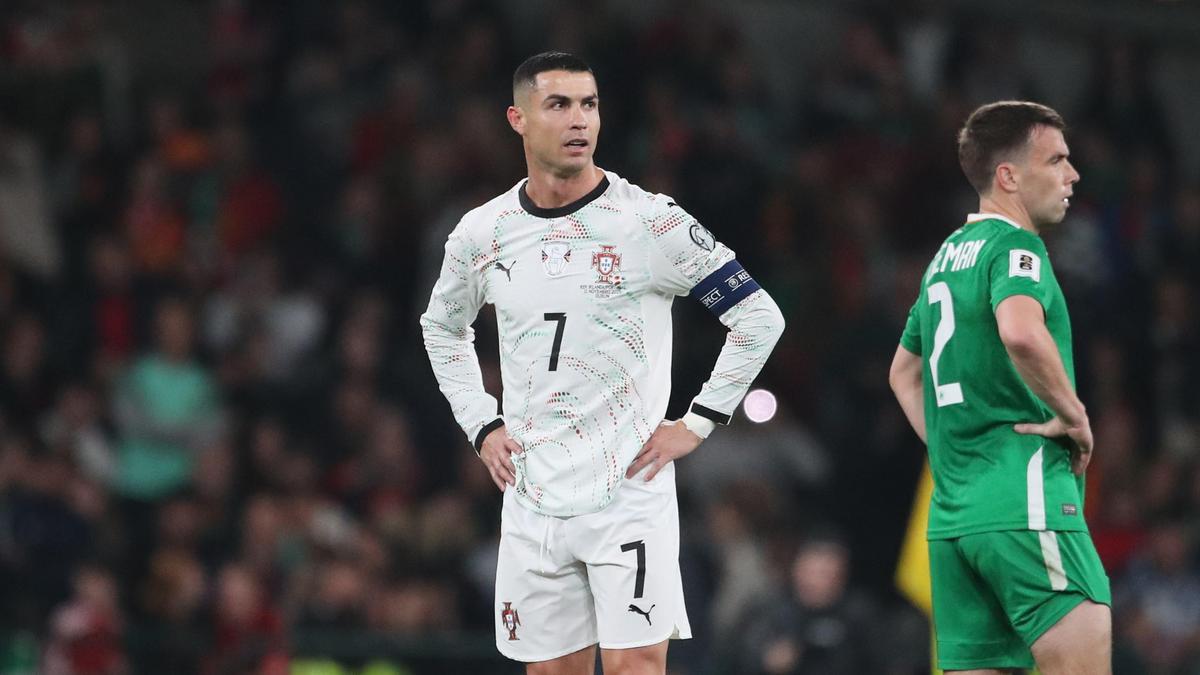 Ireland vs Portugal Highlights: Cristiano Ronaldo sent off, Parrott ...