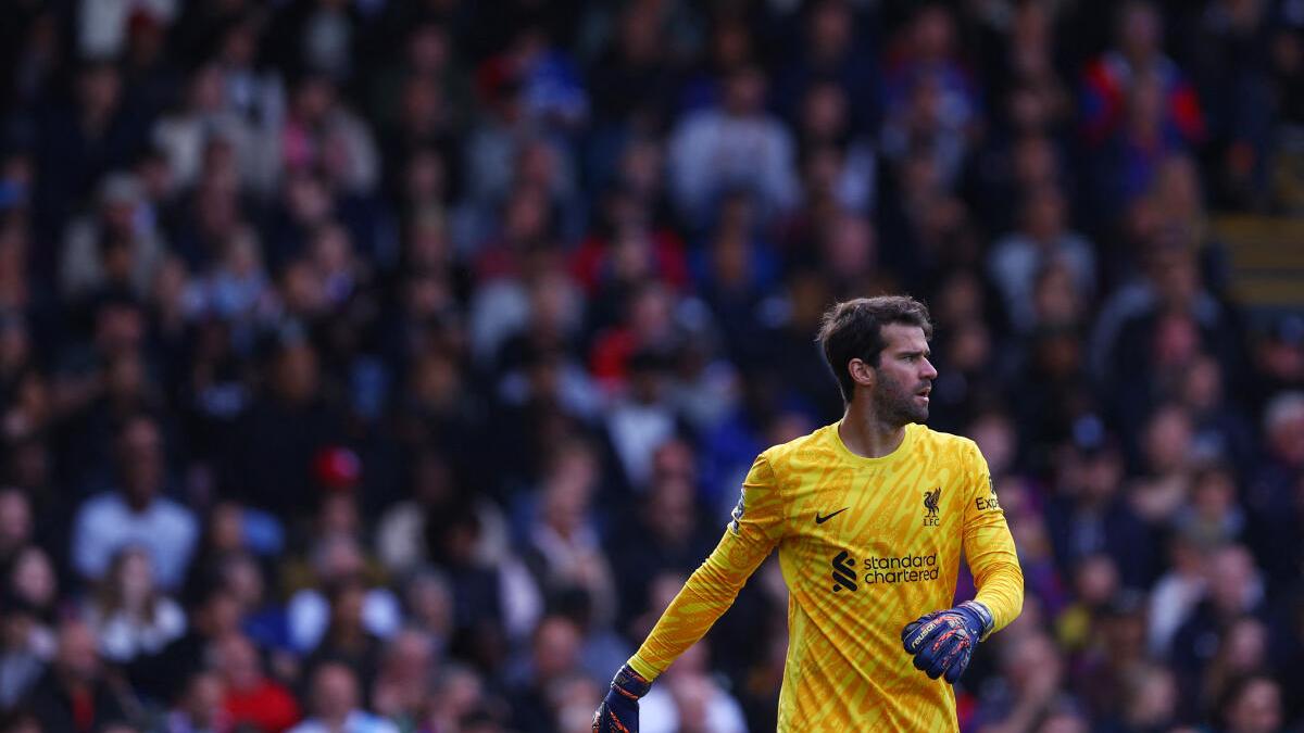 Liverpool goalkeeper Alisson set for six weeks out, to miss matches ...