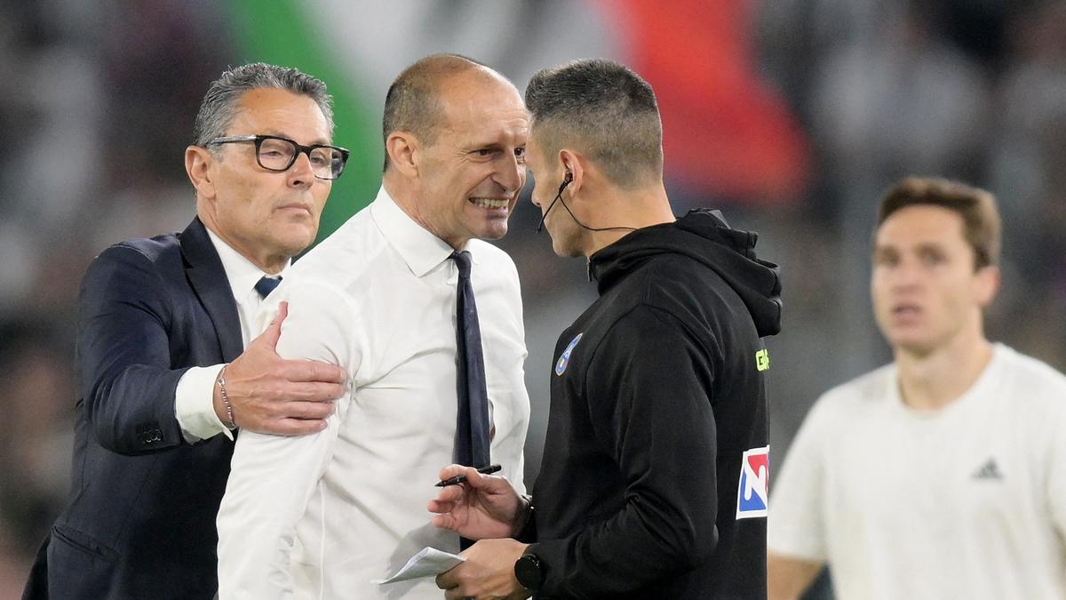 Juventus coach Allegri gets two-match suspension, 5000 Euros fine for ...