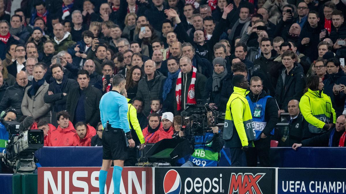 Ajax vs Real Madrid: VAR used to rule out goal in Champions League for ...