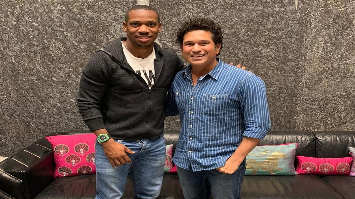 Yohan Blake at Tendulkar’s residence: When ‘The Beast’ meets the best ...