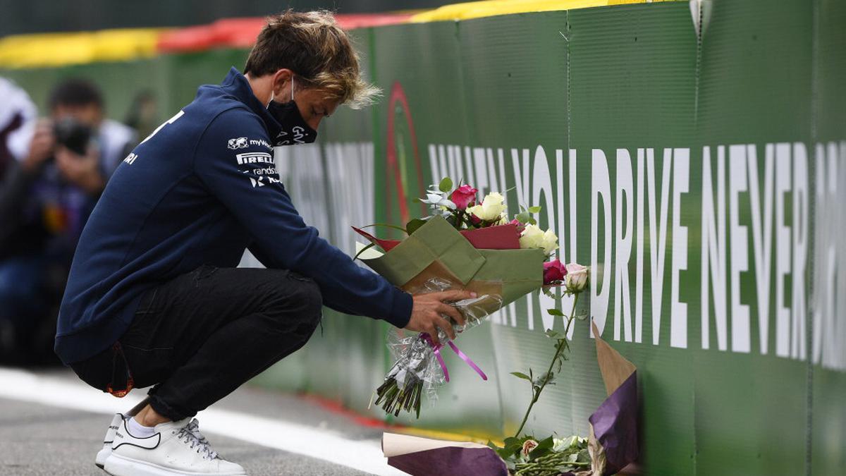 Hubert remembered at Belgian GP, one year after his death - Sportstar