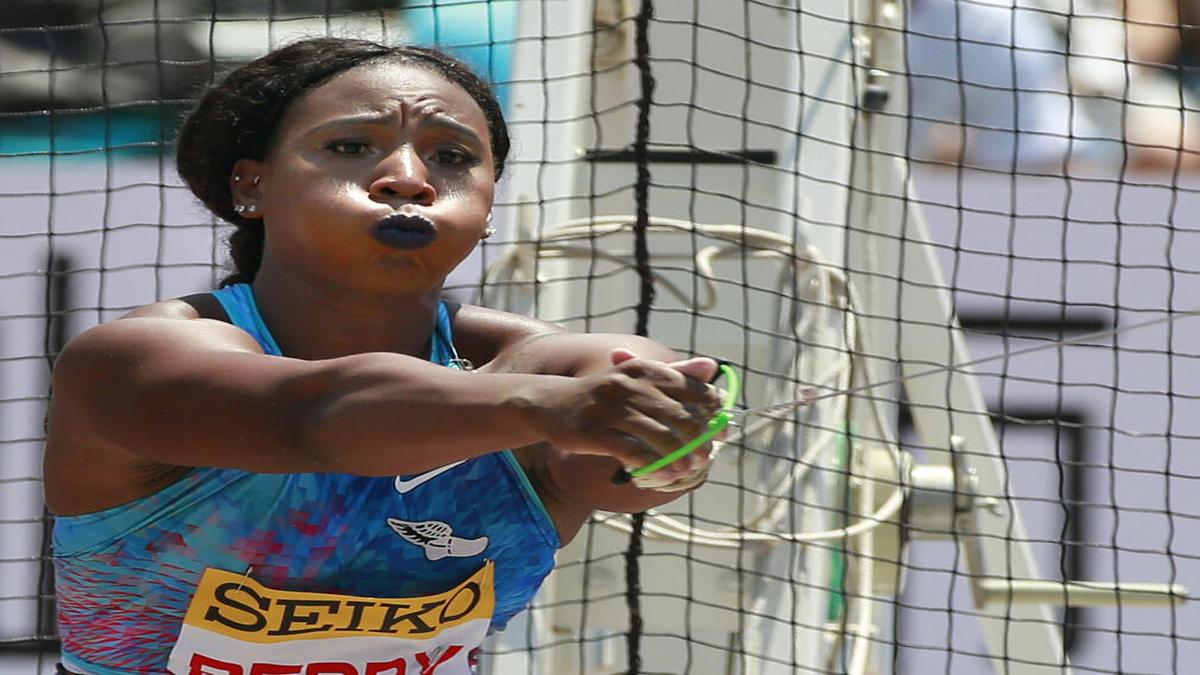 U.S. Olympic trials: Berry turns away from flag during anthem - Sportstar