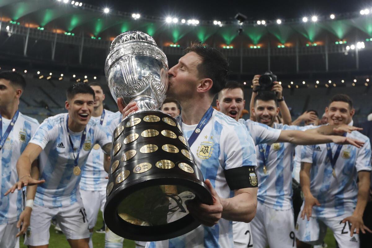 Copa America Final In Pictures: Messi wins first title with Argentina ...