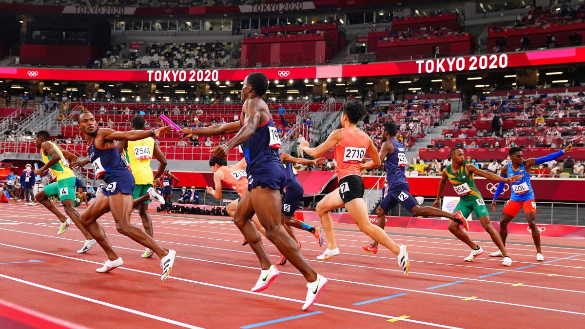 Tokyo Olympics Athletics: India's 4x400m relay team breaks Asian record ...