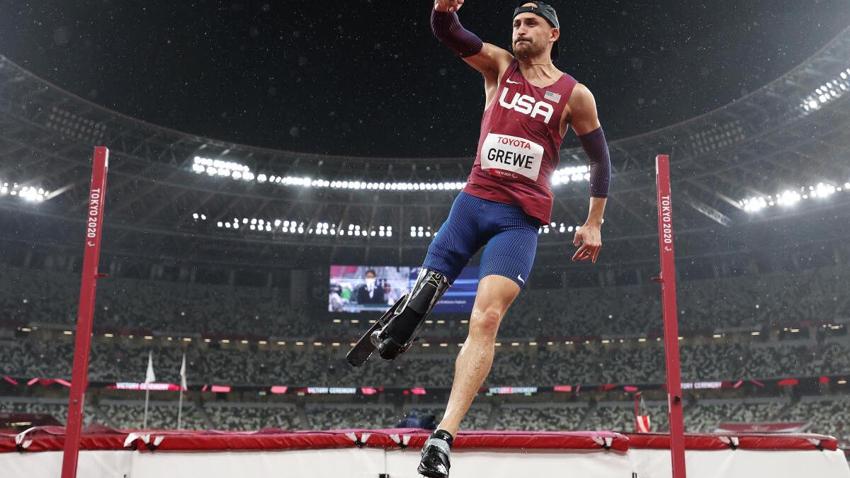 Tokyo Paralympics: Jumper Sam Grewe wins gold and now heads to medical ...