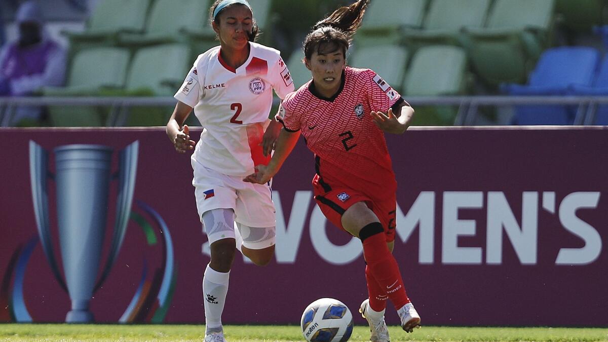 WAC 2022: Korea through to maiden final after 2-0 win over Philippines ...