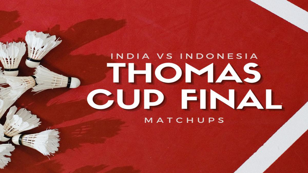 India vs Indonesia Thomas Cup final - How the players match up - Head ...