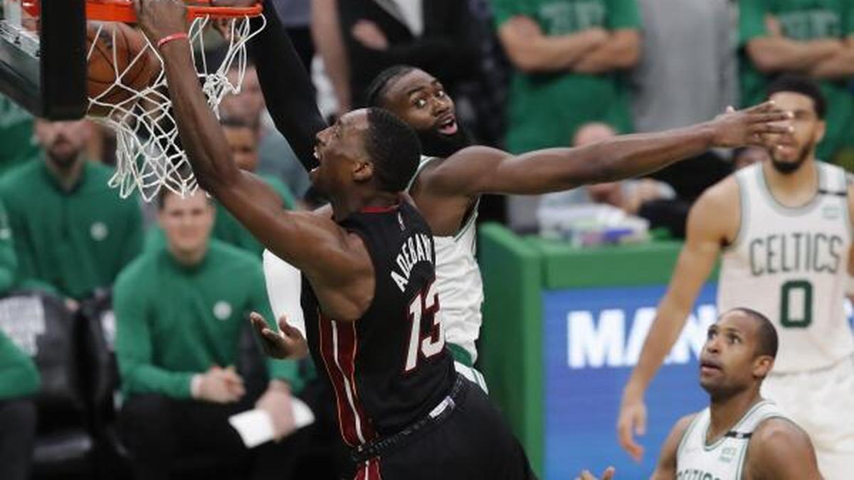 NBA Eastern Conference Finals: Bam Adebayo shines as Heat hold off ...