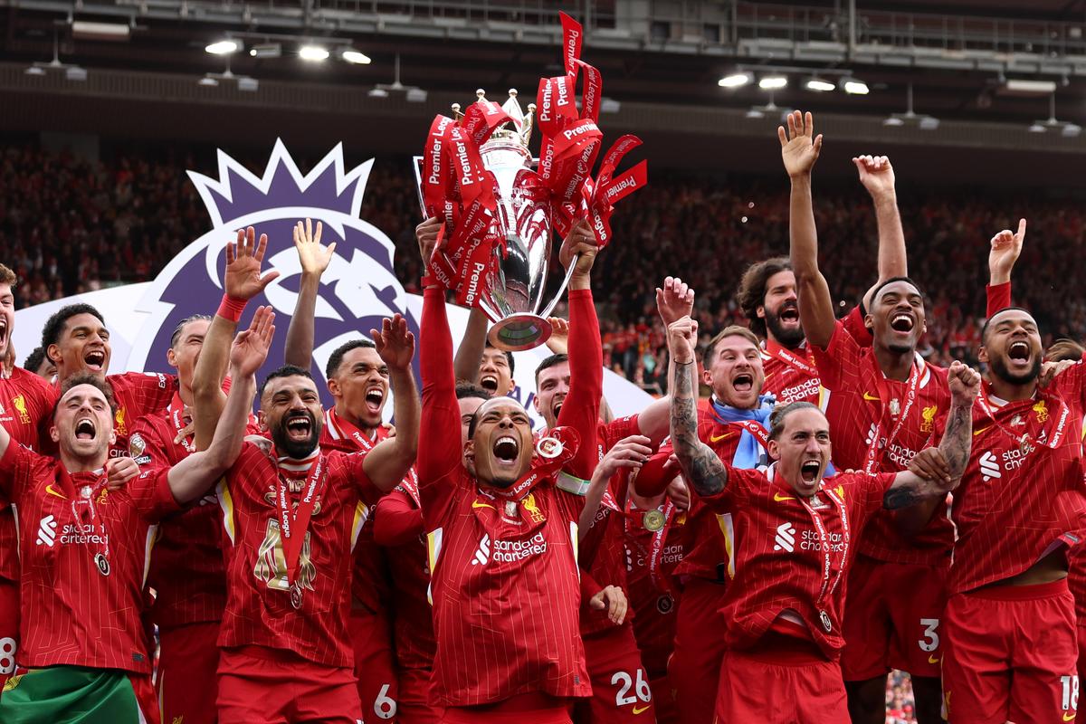 Liverpool wins Premier League 2024-25: Title celebrations in pictures ...