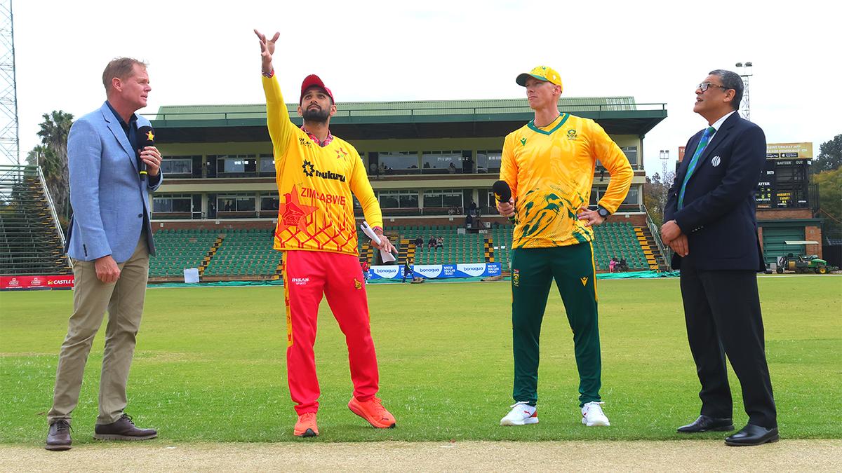 ZIM vs SA highlights, T20I Tri-Series 2025: South Africa beats Zimbabwe ...
