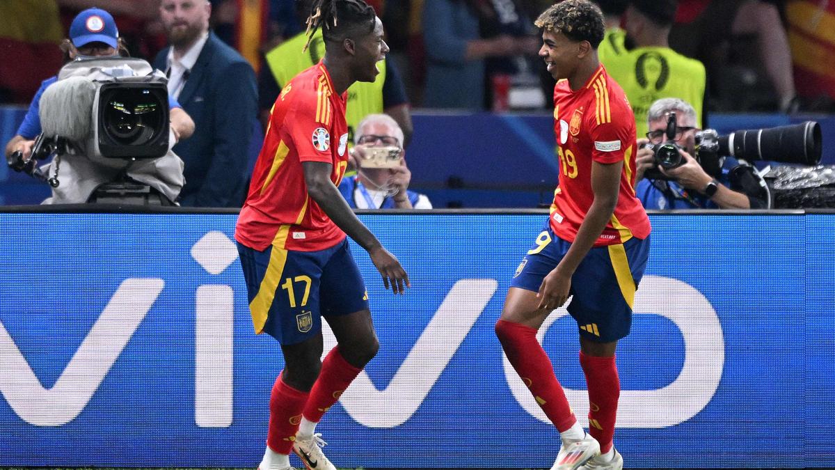 Euro 2024 most assists: Lamine Yamal assists Nico Williams goal in ...