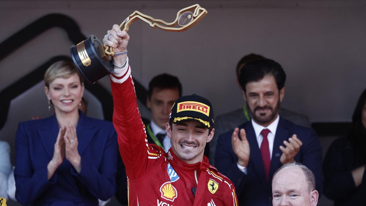 F1: Charles Leclerc wins Monaco Grand Prix, Piastri finishes second - Sportstar