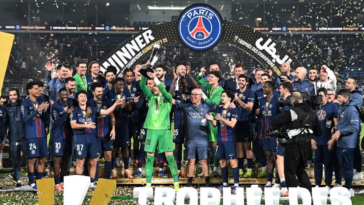PSG beats Marseille on penalties to win the French Champions Trophy ...