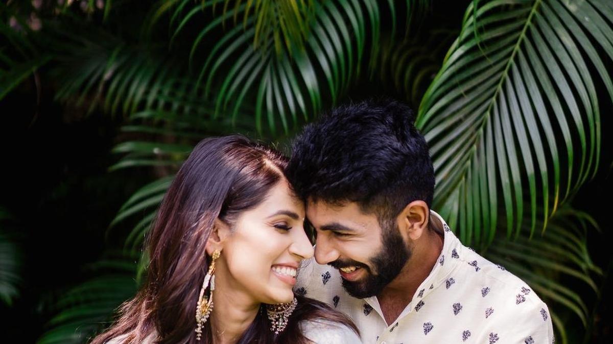 Jasprit Bumrah, Sanjana Ganesan blessed with son named Angad - Sportstar