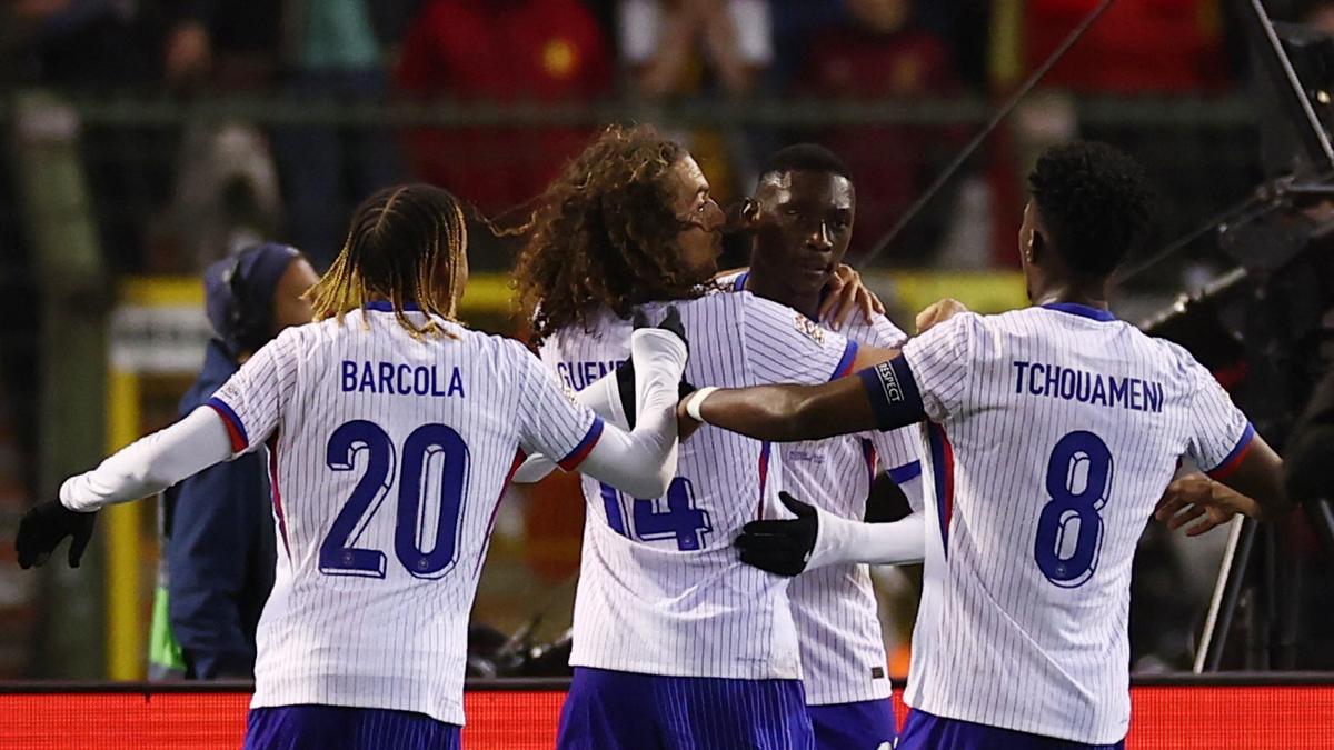 BEL vs FRA Highlights, UEFA Nations League 2024-25: Kolo Muani scores ...