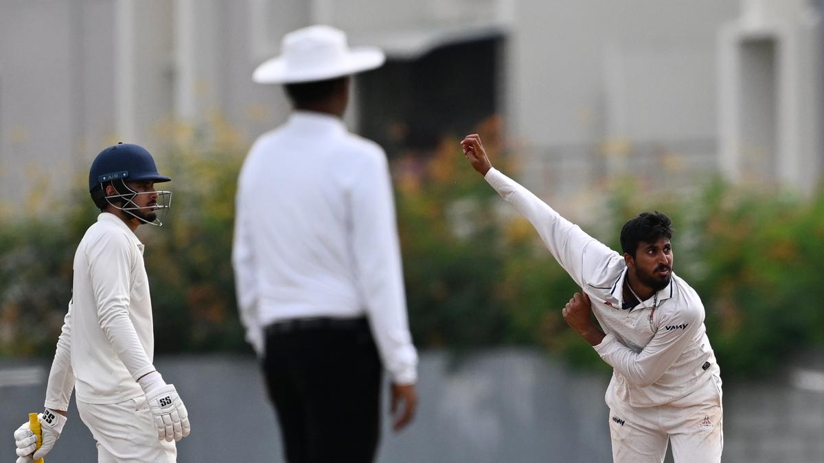 Buchi Babu Trophy 2025: P. Vidyuth stars as TNCA President’s XI brushes past J&K to reach final ...