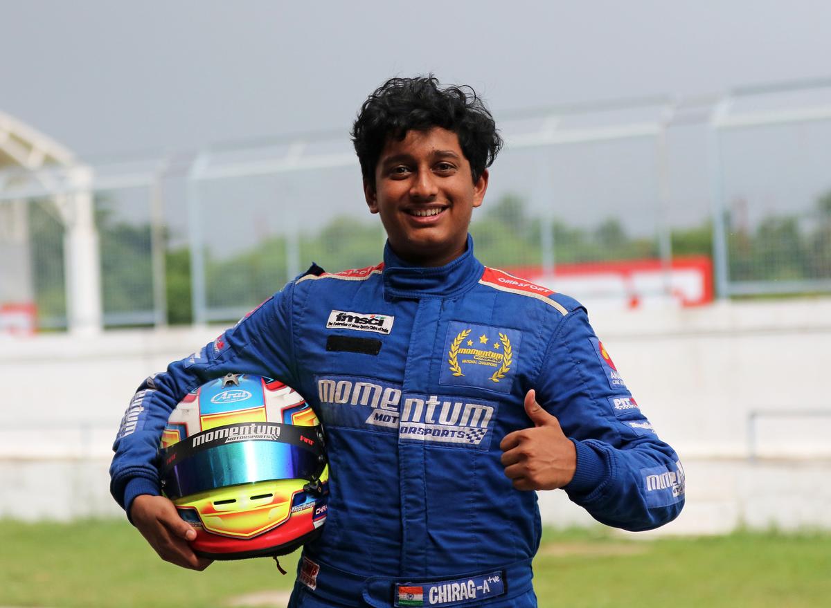 Bengaluru’s Chirag Ghorpade tops MRF F2000 race at the Indian National ...