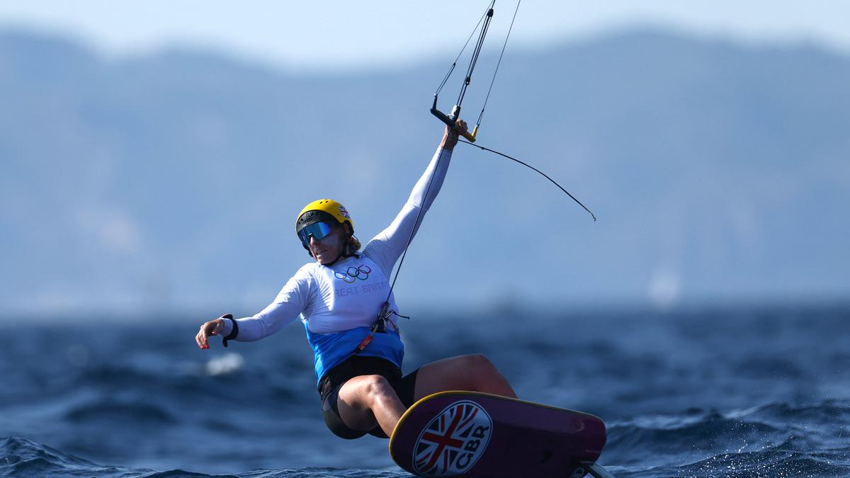 Paris Olympics 2024: Britain’s Aldridge wins women’s kiteboarding gold ...