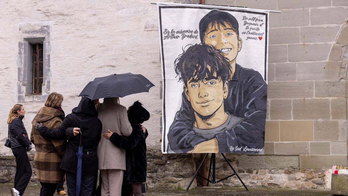 Teen footballer, Arthur Brodard, who died in Swiss bar fire laid to ...