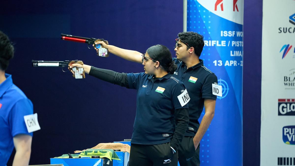 ISSF World Cup Lima: Suruchi, Saurabh win gold in 10m air pistol mixed ...