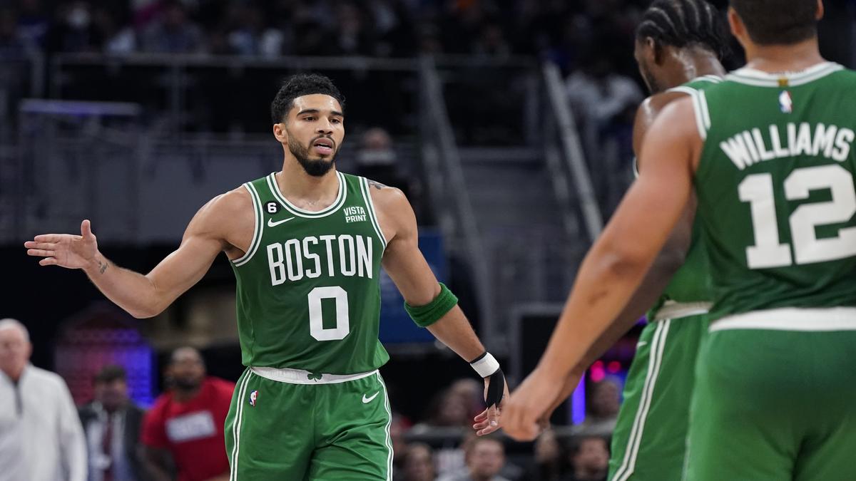 NBA 2022-23: Jayson Tatum powers streaking Celtics past Pistons - Sportstar