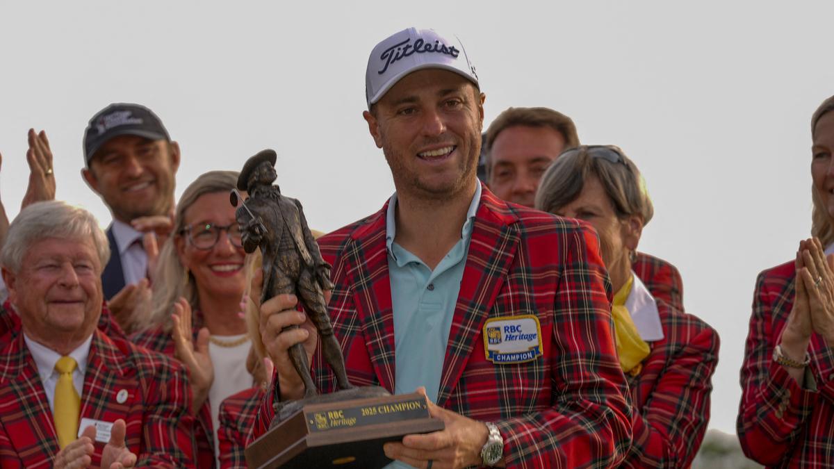 Justin Thomas wins RBC Heritage in playoff to end title drought - Sportstar