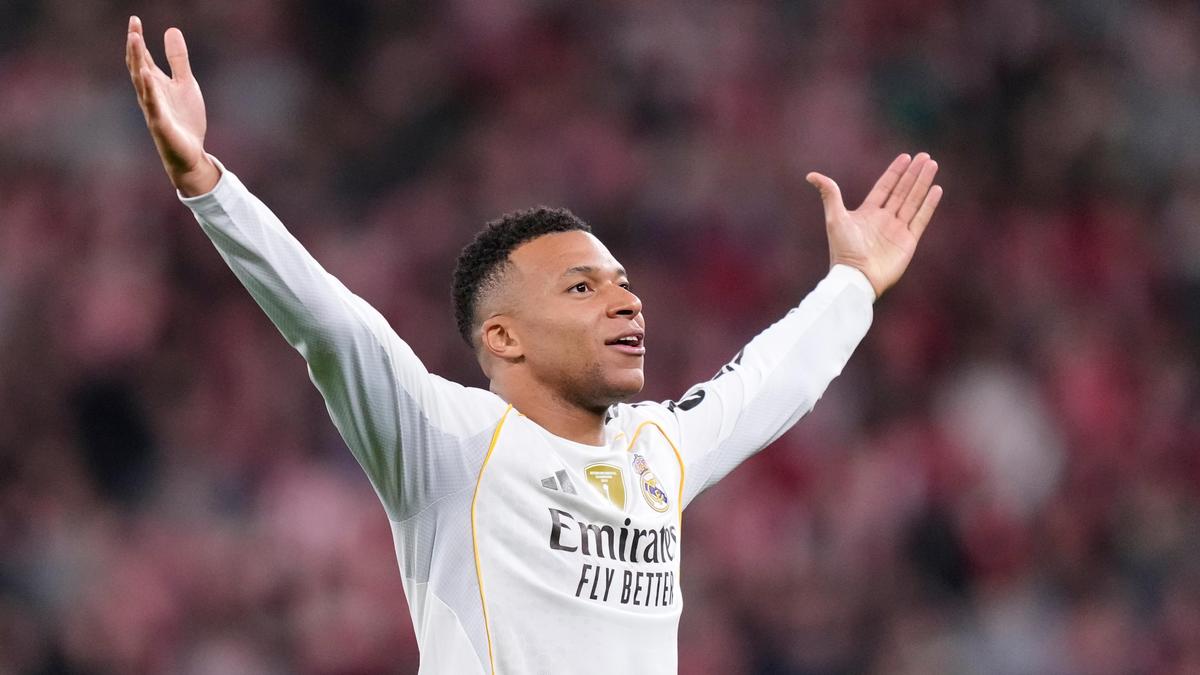 La Liga — Mbappe nets brace as Real Madrid beats Athletic Bilbao 3-0 ...