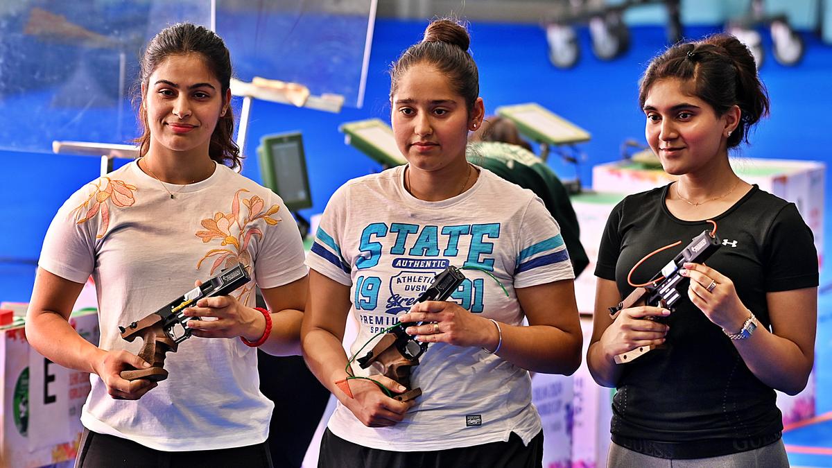 Paris 2024: Bhavesh, Simranpreet win second 25m Pistol Olympic ...