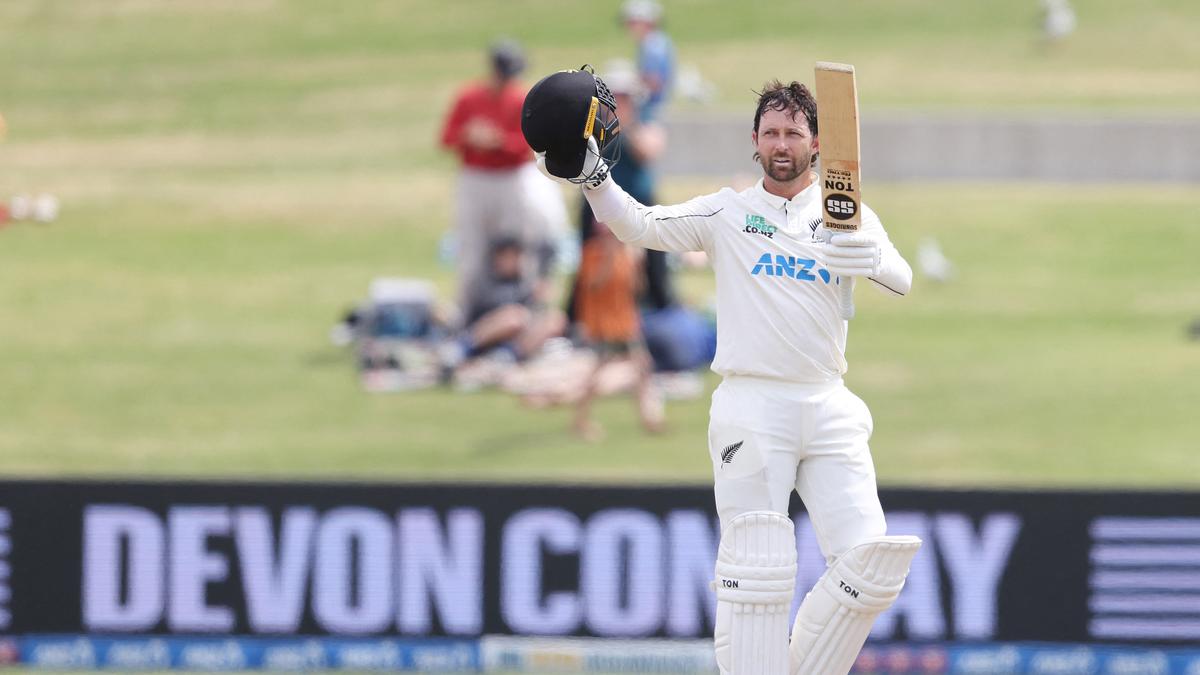 Devon Conway becomes 10th man in history to score century, double ...