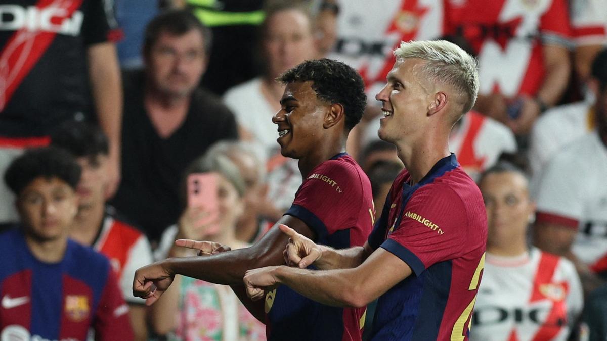 RVM 1-2 FCB Highlights: Barcelona comes from behind to beat Rayo ...