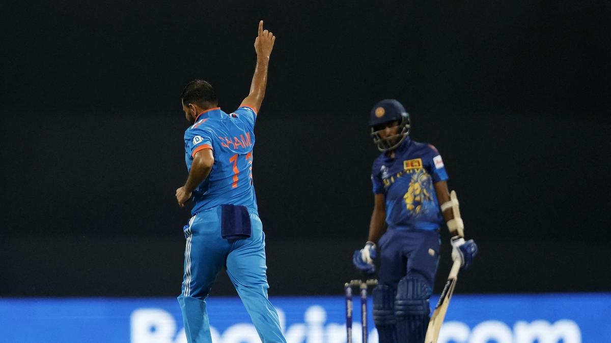 IND vs SL, World Cup 2023 HIGHLIGHTS: Shami takes five-wicket haul as ...