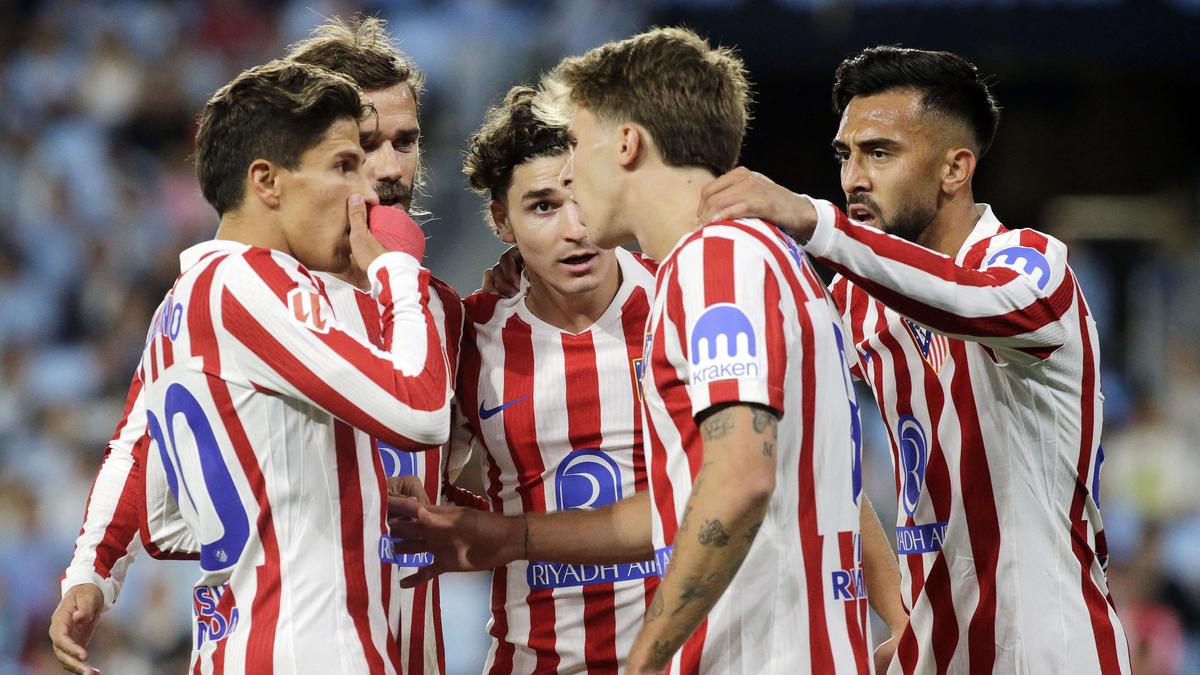La Liga 2025-26: Atletico Madrid draws against Celta Vigo after Clement Lenglet's red card ...