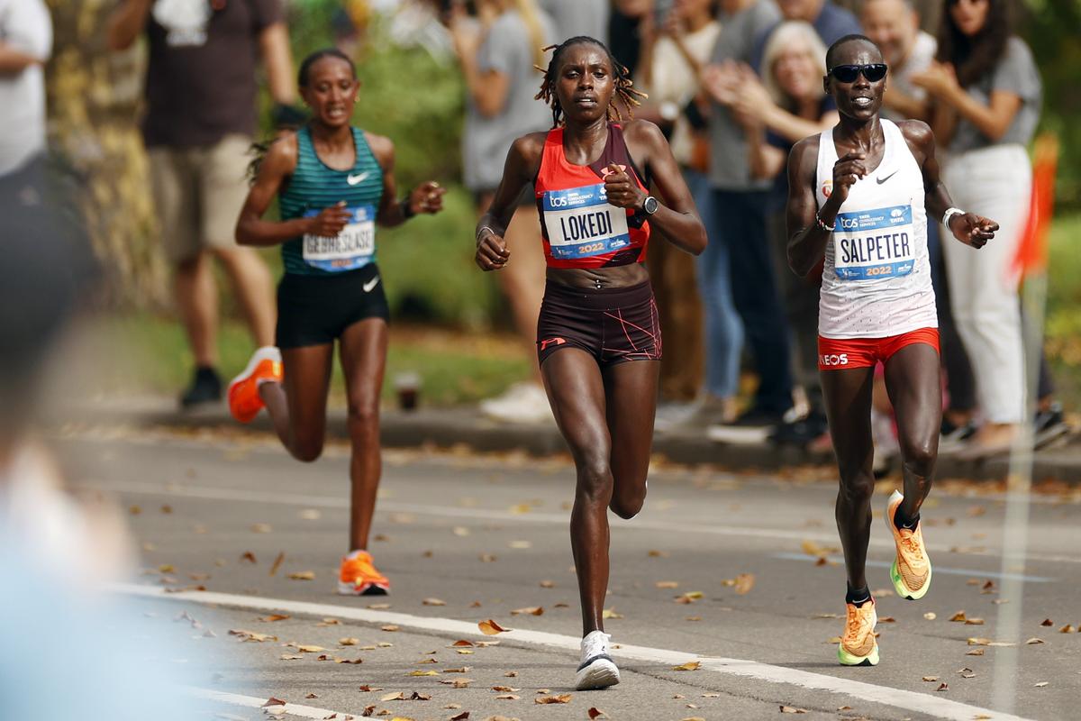 New York City Marathon: Chebet and Lokedi of Kenya win on debuts ...