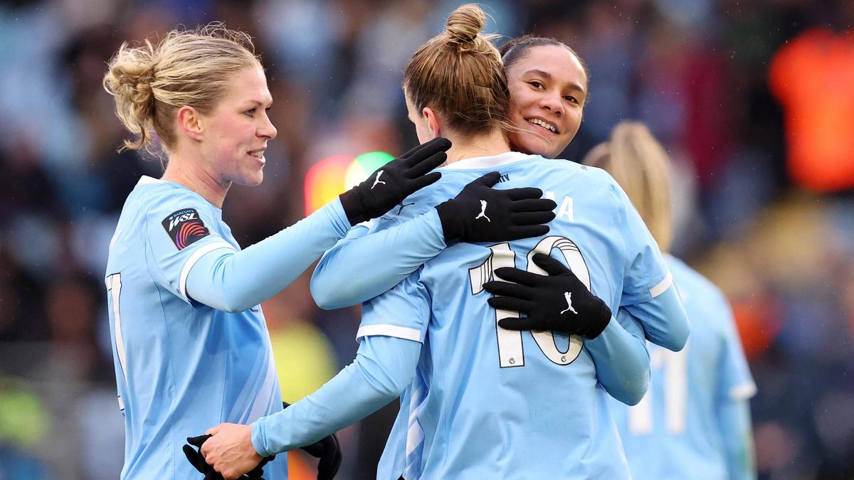 WSL: Man City steps up title chase with a 2-0 win over Everton; Chelsea ...