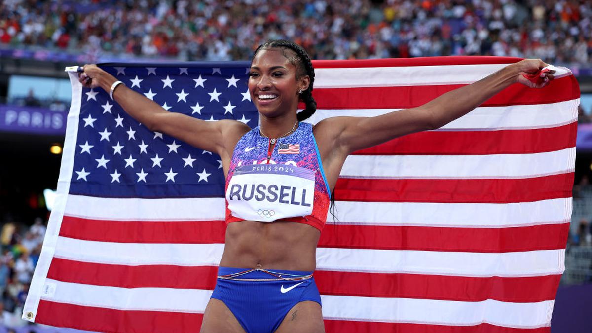 Grand Slam Track: Russell clocks second-fastest 100m hurdles in history ...