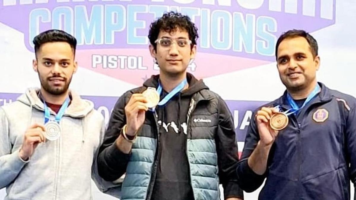 67th National Shooting Championship: Adarsh Singh clinches gold in 25 ...